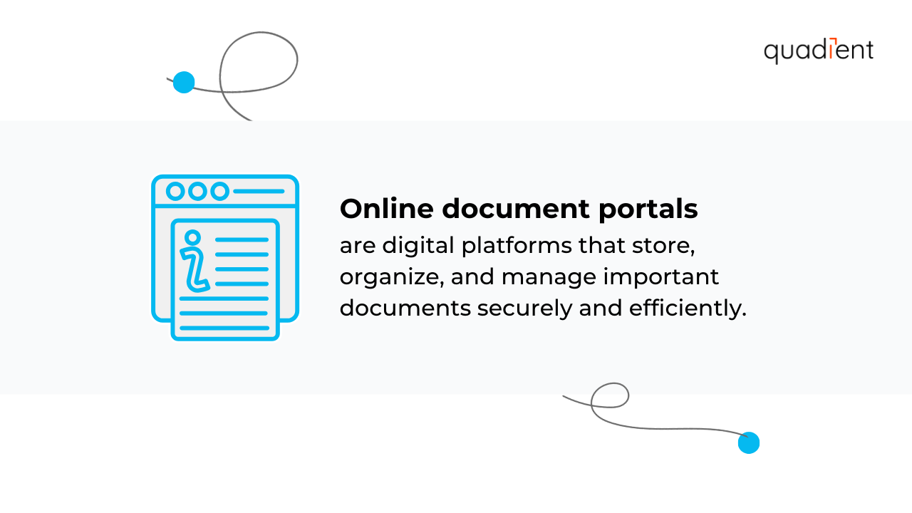 What are client document portals?